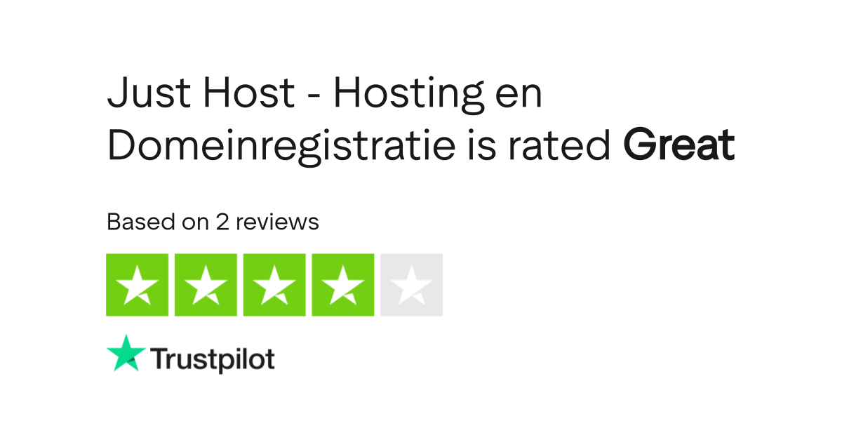 Just Host - Hosting en Domeinregistratie Reviews | Read Customer ...
