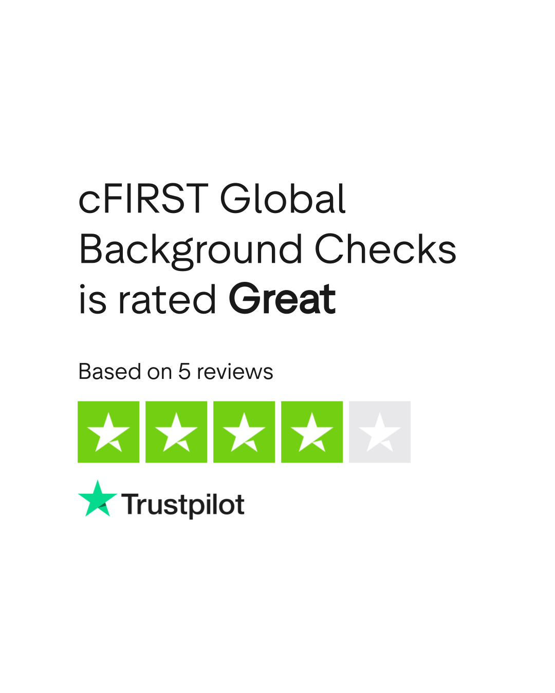 cFIRST Global Background Checks Reviews | Read Customer Service Reviews of www.cfirstcorp.com