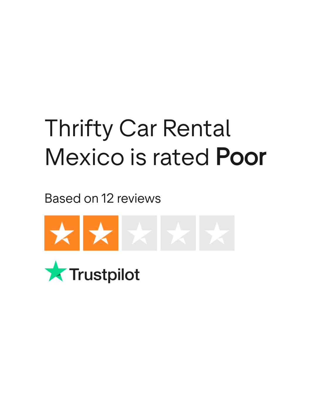 Thrifty Car Rental Mexico Reviews | Read Customer Service Reviews of ...