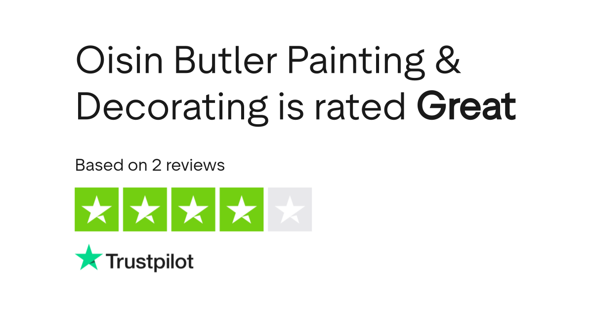 Oisin Butler Painting & Decorating Reviews | Read Customer Service ...