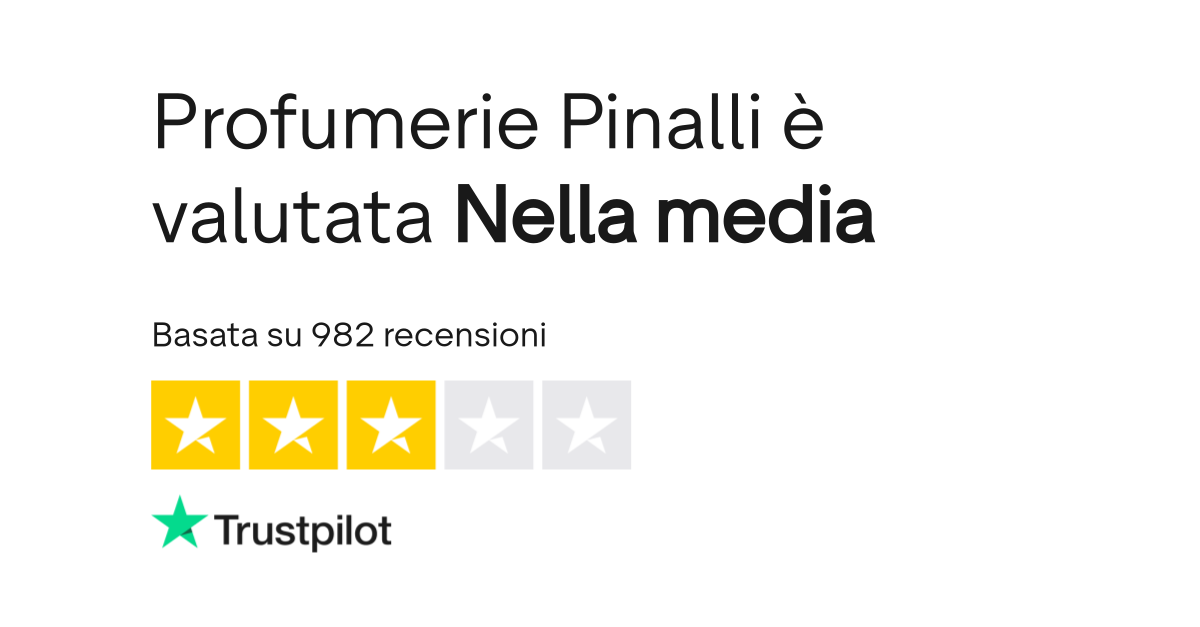 Profumerie Pinalli | Leggi le recensioni dei servizi di www.pinalli.it