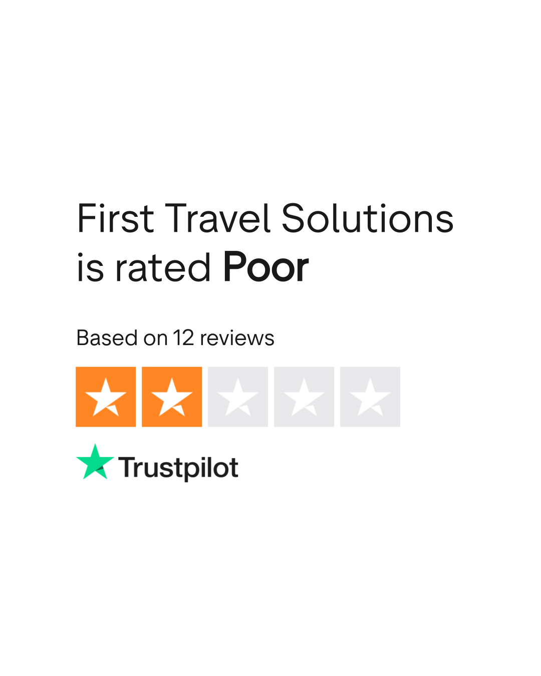 First Travel Solutions Reviews | Read Customer Service Reviews of ...