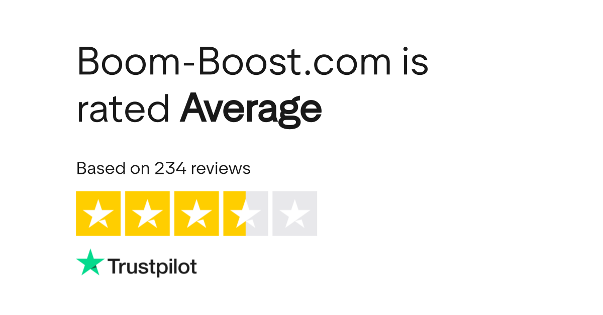 Boom-Boost.com Reviews | Read Customer Service Reviews of boom-boost.com