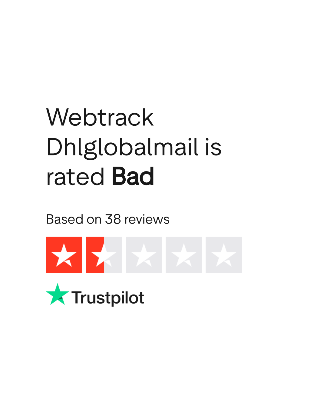 Webtrack Dhlglobalmail Reviews | Read Customer Service Reviews of ...