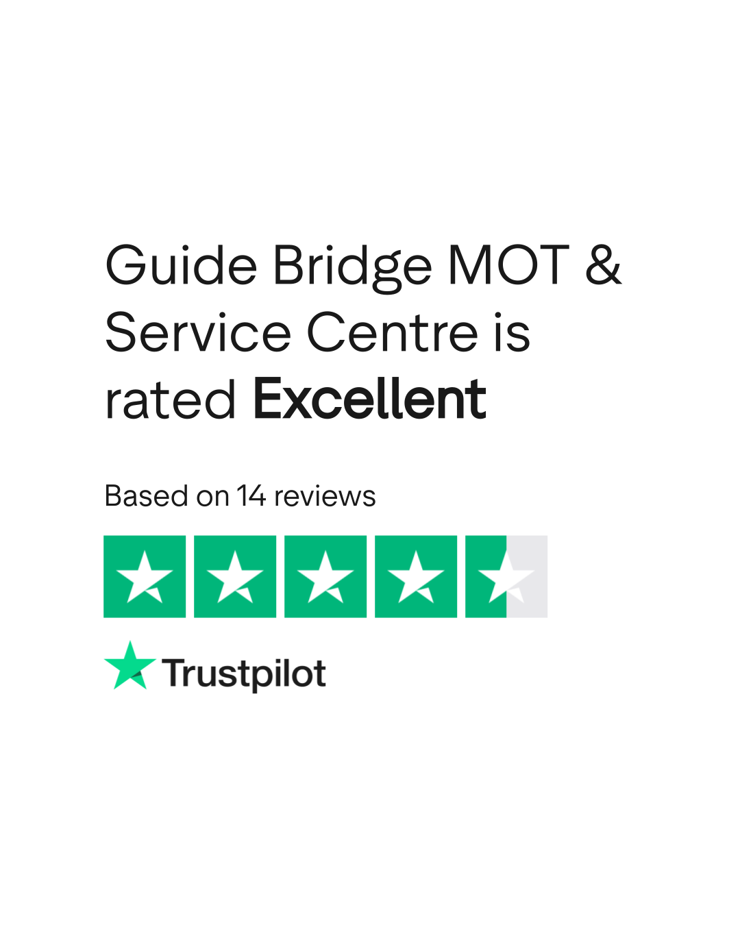 Guide Bridge MOT & Service Centre Reviews | Read Customer Service ...