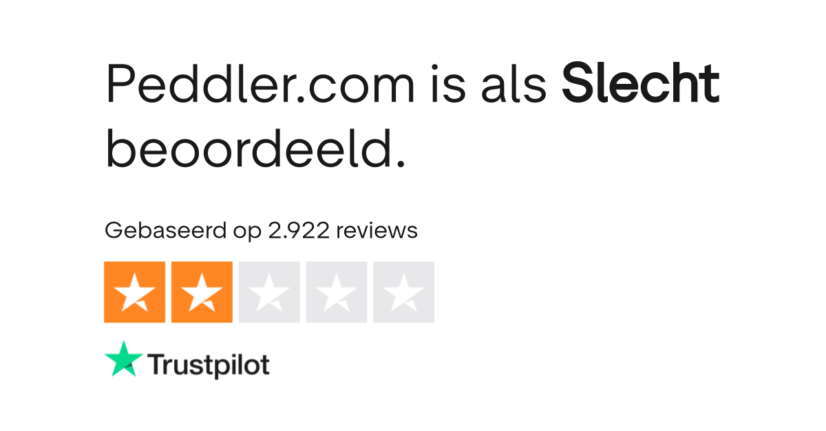 Peddler.com reviews | Bekijk consumentenreviews over peddler.com