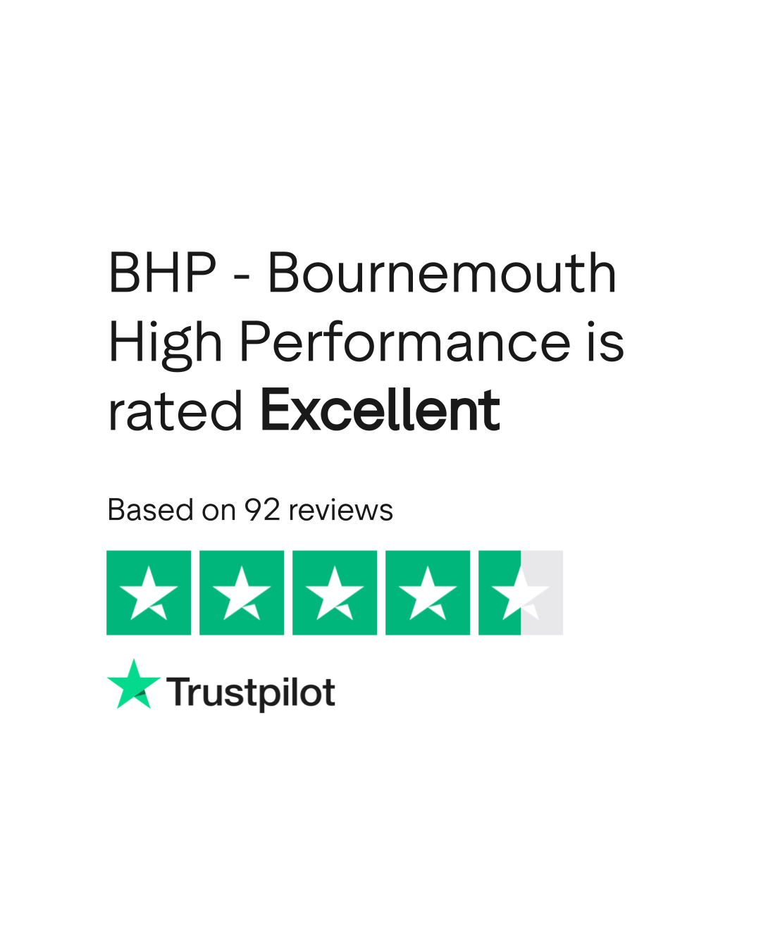BHP - Bournemouth High Performance Reviews | Read Customer Service ...