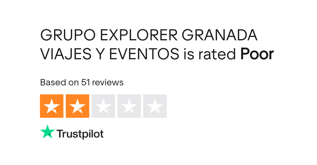 GRUPO EXPLORER GRANADA VIAJES Y EVENTOS Reviews | Read Customer Service ...