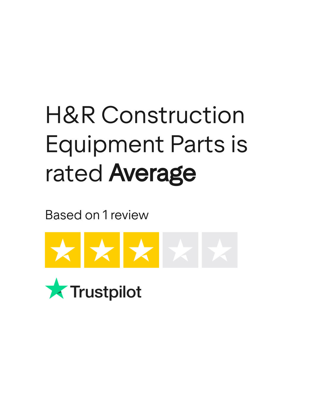 H&R Construction Equipment Parts - Buffalo Reviews | Read Customer ...