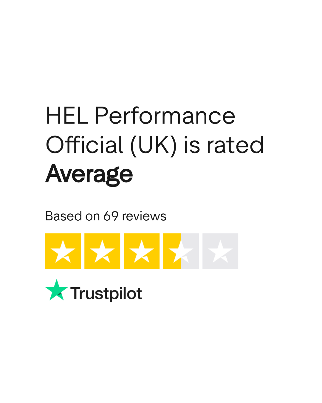 HEL Performance Official (UK) Reviews | Read Customer Service Reviews ...