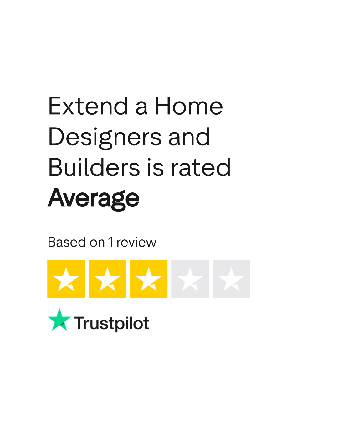 Extend a Home Designers and Builders Reviews | Read Customer Service ...