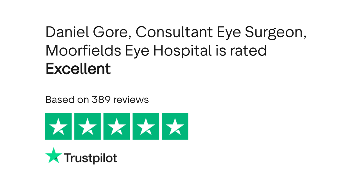 Daniel Gore, Consultant Eye Surgeon, Moorfields Eye Hospital Reviews ...