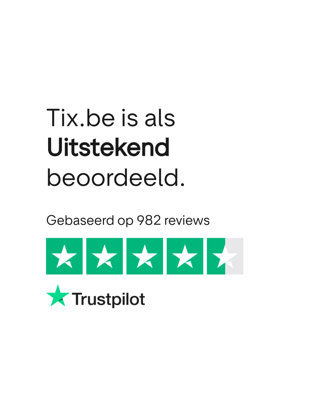 Tix.be reviews | Bekijk consumentenreviews over tix.be