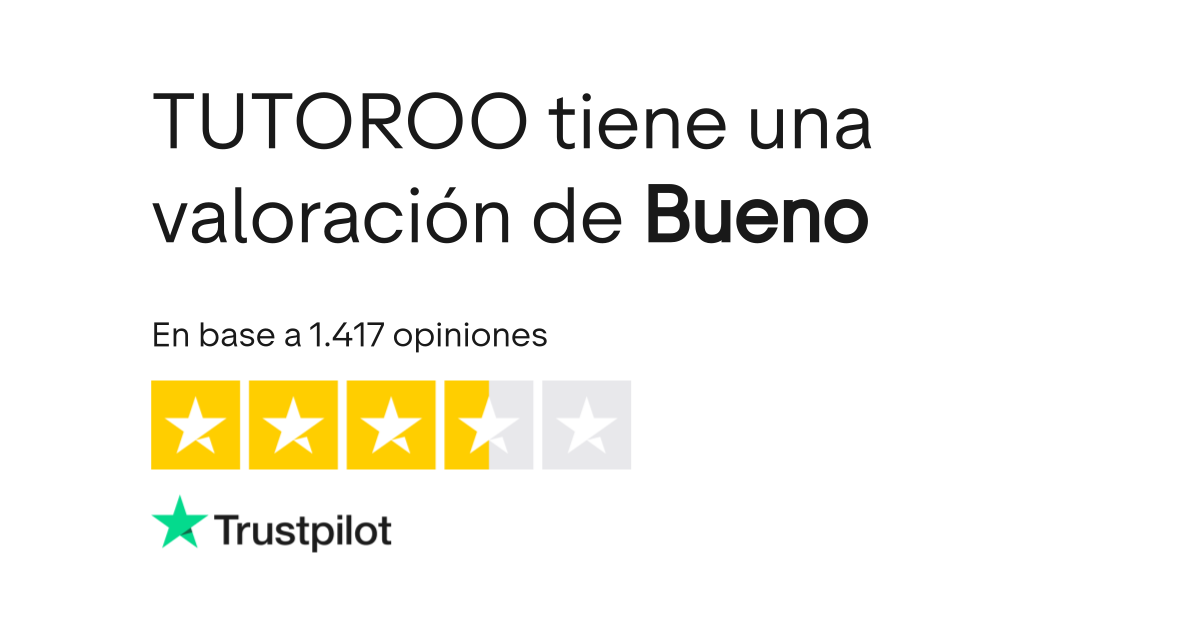 Opiniones sobre TUTOROO | Lee las opiniones sobre el servicio de www ...