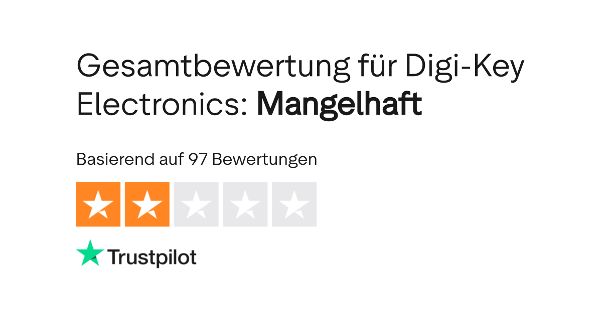 Bewertungen zu Digi-Key Electronics | Lesen Sie Kundenbewertungen zu ...