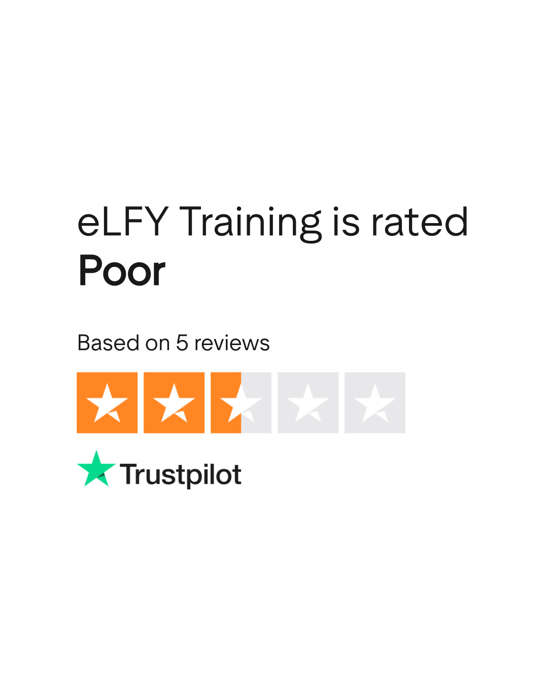 eLFY Training Reviews | Read Customer Service Reviews of elfytraining.co.uk