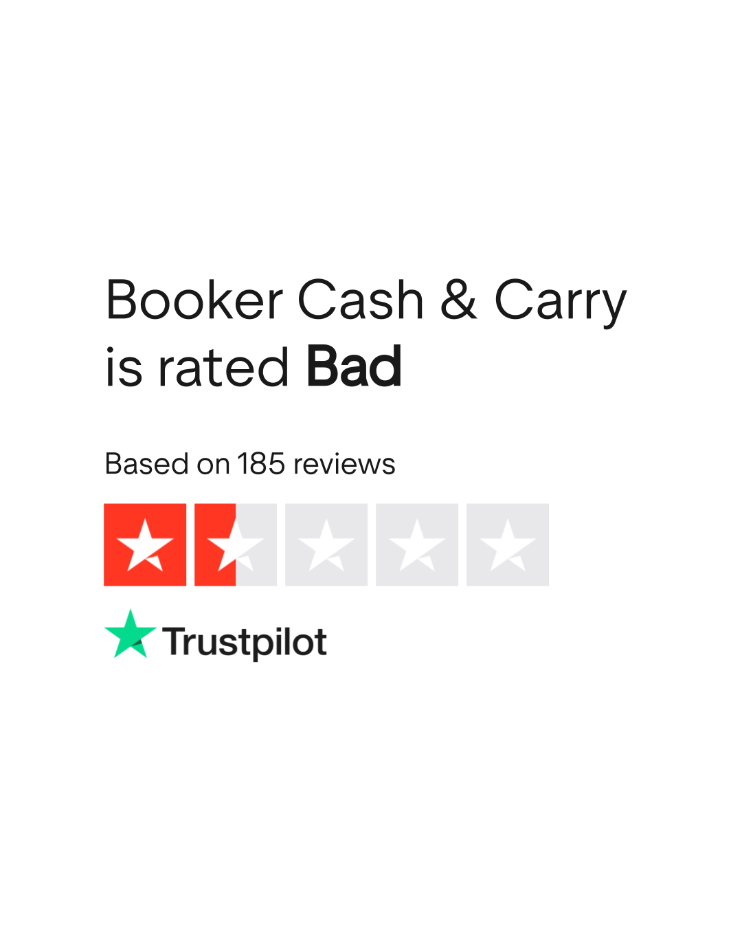 Booker Cash & Carry Reviews | Read Customer Service Reviews of booker.co.uk