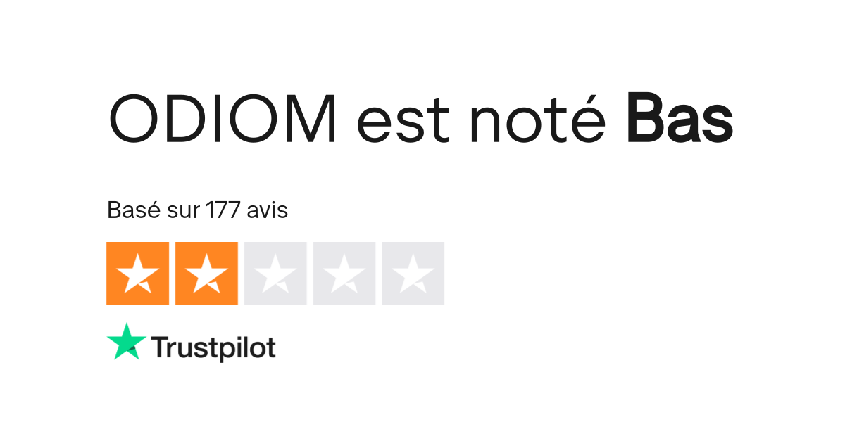 Avis de ODIOM | Lisez les avis marchands de www.odiom-sunglasses.com