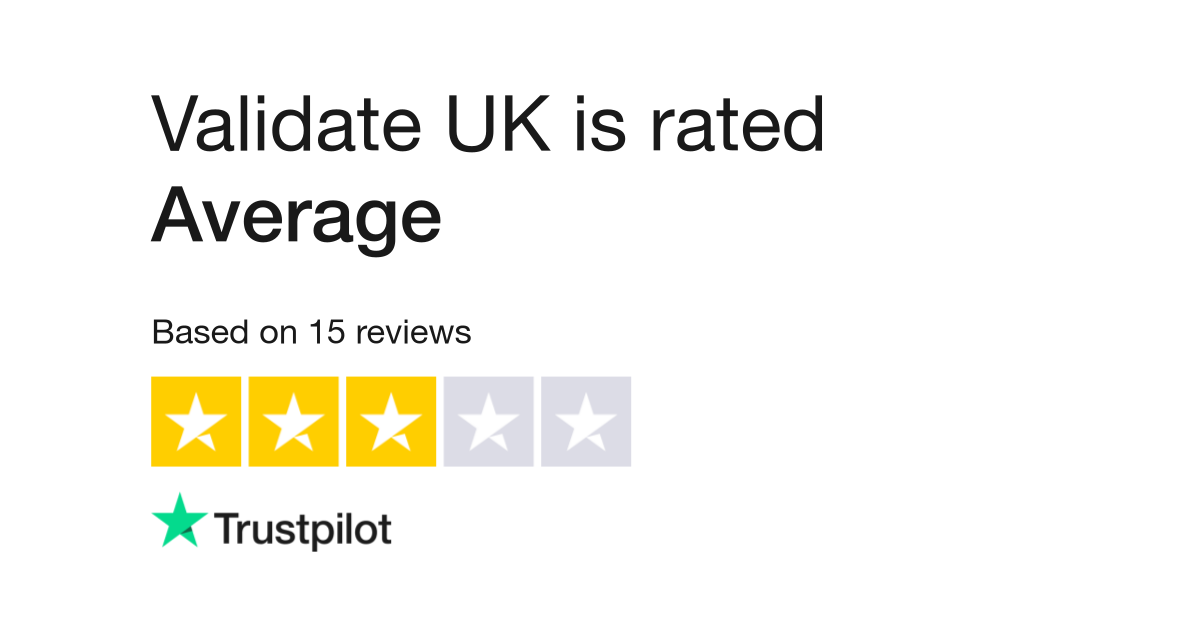 Validate UK Reviews | Read Customer Service Reviews of validateuk.co.uk