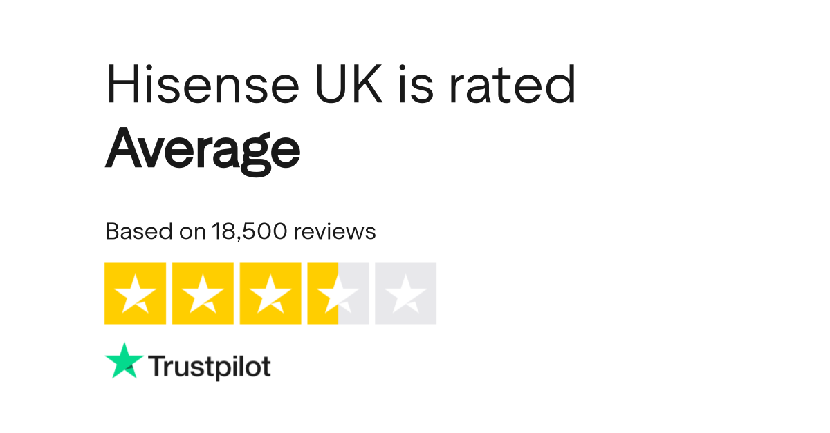 Hisense UK Reviews | Read Customer Service Reviews of hisense.co.uk