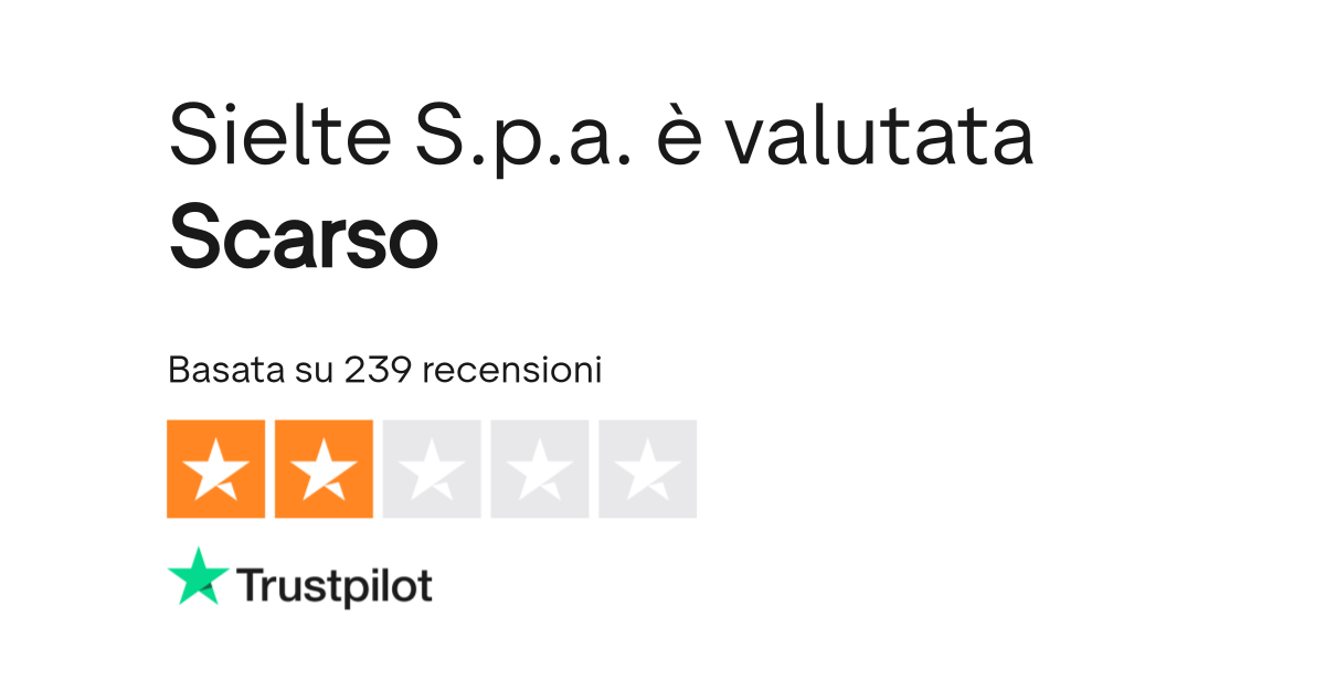 Sielte S.p.a. | Leggi le recensioni dei servizi di sielte.it