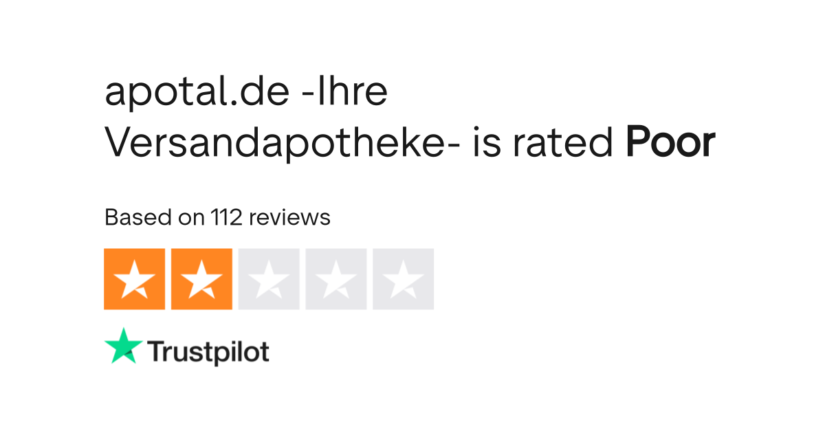 apotal.de -Ihre Versandapotheke- Reviews | Read Customer Service ...