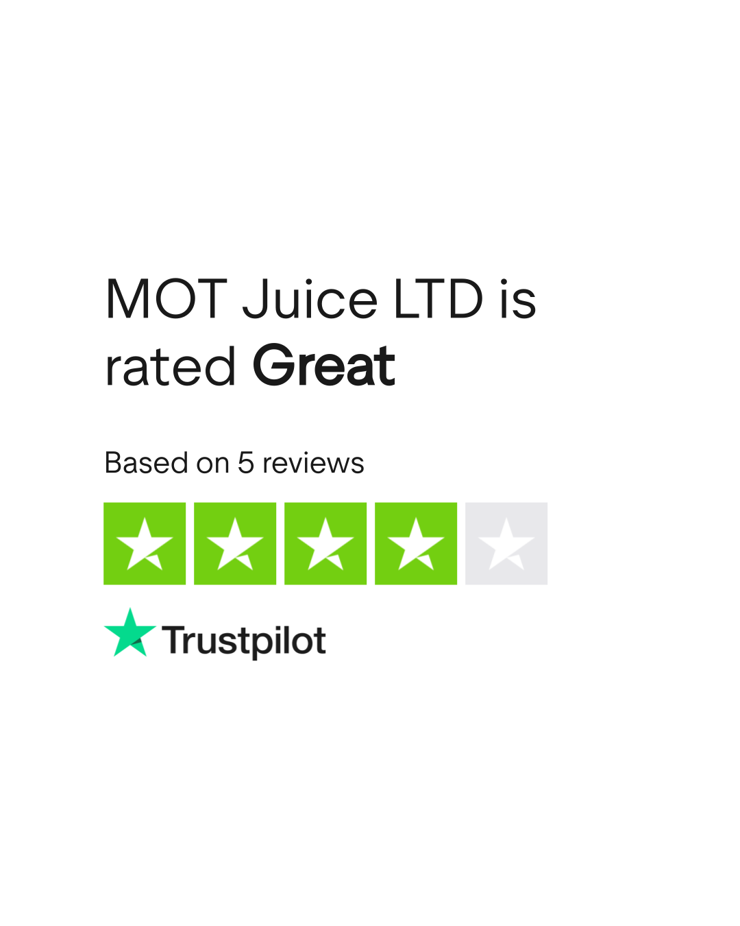MOT Juice LTD Reviews | Read Customer Service Reviews of www.motjuice.co.uk