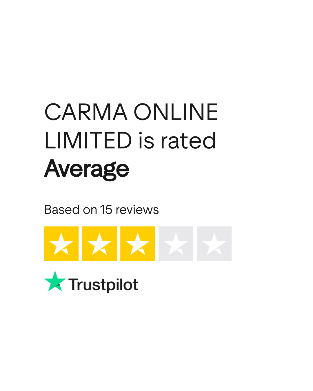 CARMA ONLINE LIMITED Reviews | Read Customer Service Reviews of ...