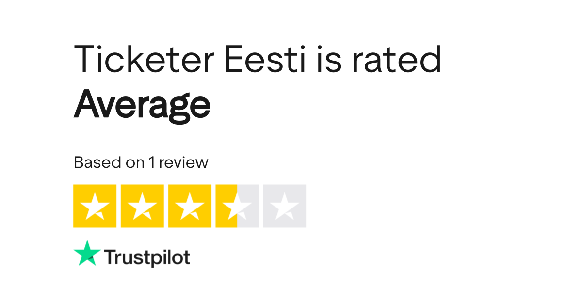 Ticketer Eesti Reviews | Read Customer Service Reviews of www.ticketer.ee