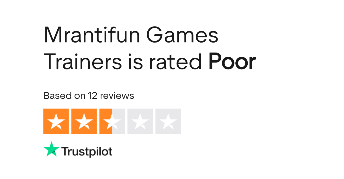 Mrantifun Games Trainers Reviews | Read Customer Service Reviews of ...