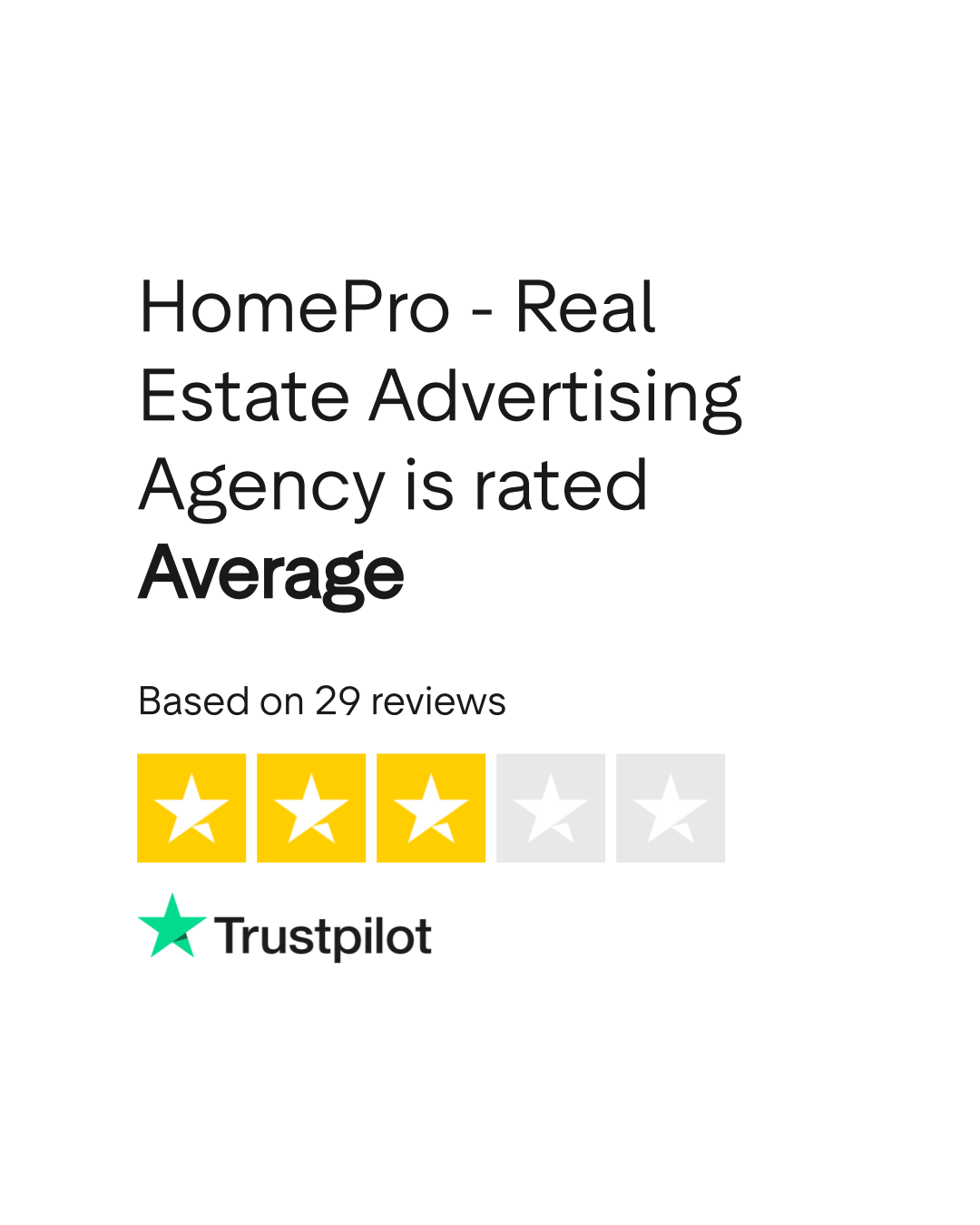 HomePro - Real Estate Advertising Agency Reviews | Read Customer ...