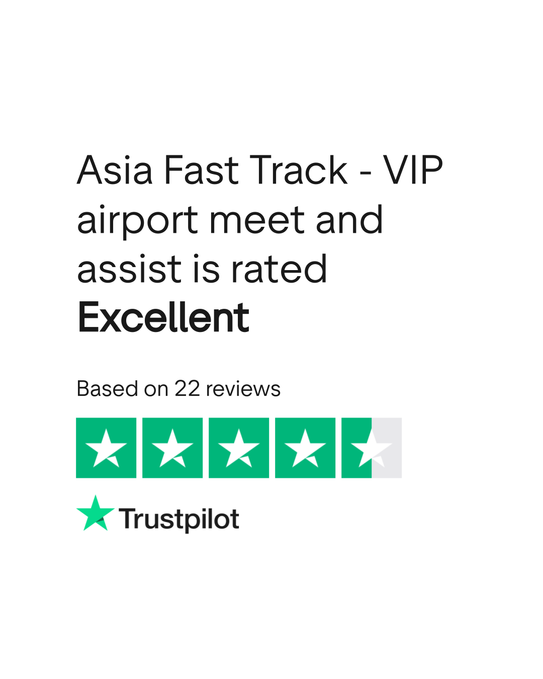 Asia Fast Track - VIP airport meet and assist Reviews | Read Customer ...