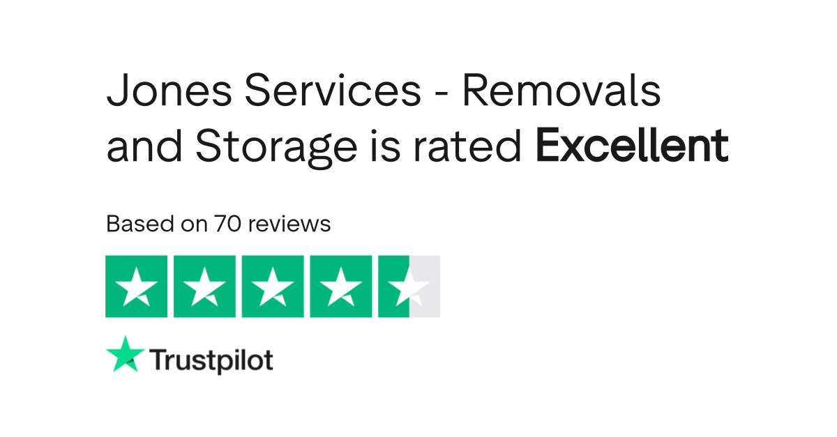 Jones Services - Removals and Storage Reviews | Read Customer Service ...