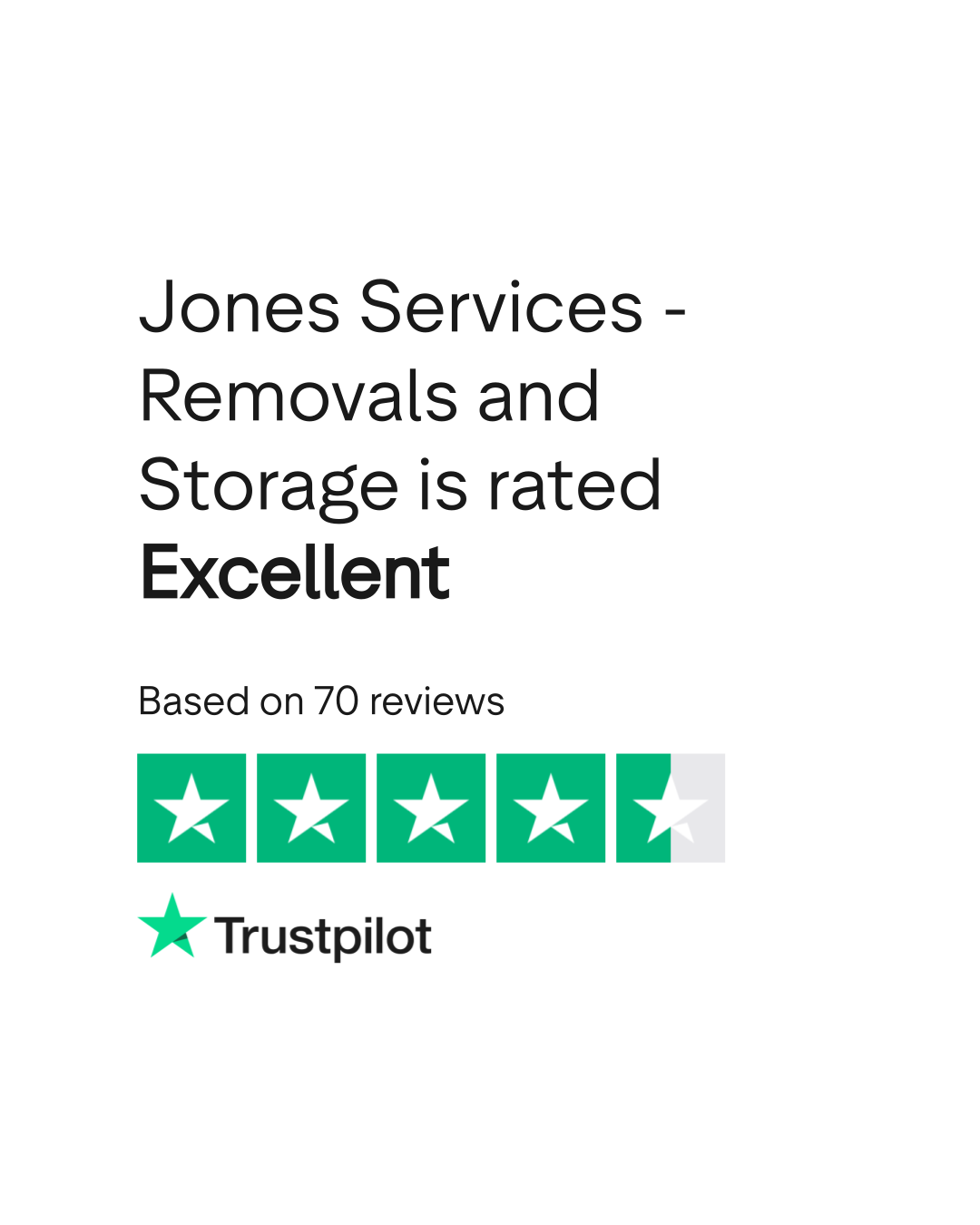 Jones Services - Removals and Storage Reviews | Read Customer Service ...