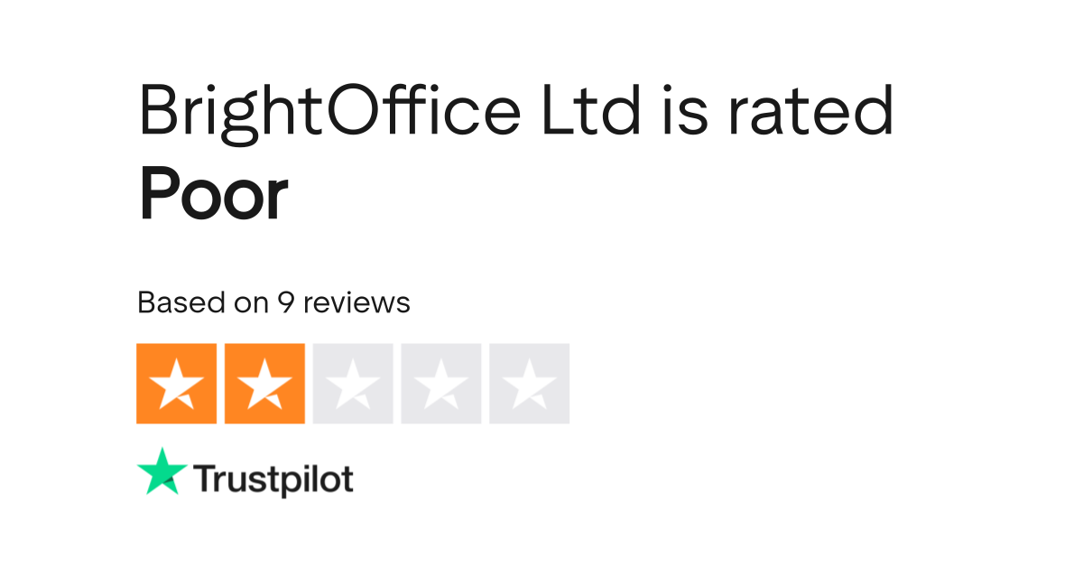 BrightOffice Ltd Reviews | Read Customer Service Reviews of www ...