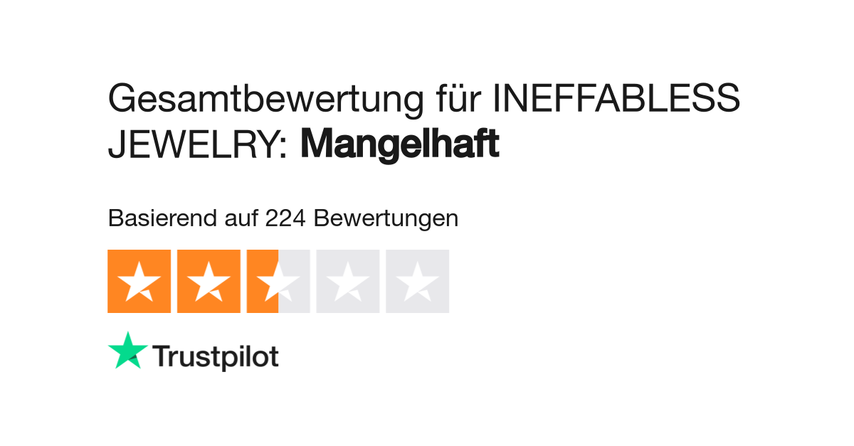 Bewertungen zu INEFFABLESS JEWELRY Lesen Sie Kundenbewertungen zu www. ineffabless