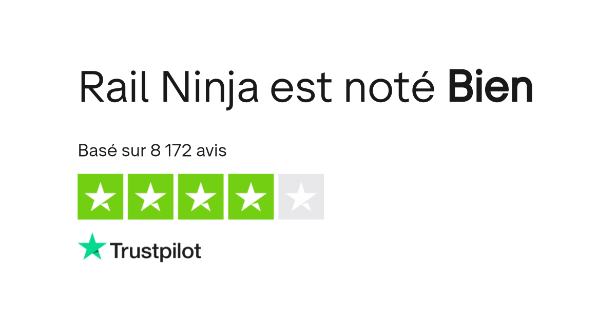 Avis de Rail Ninja | Lisez les avis marchands de rail.ninja