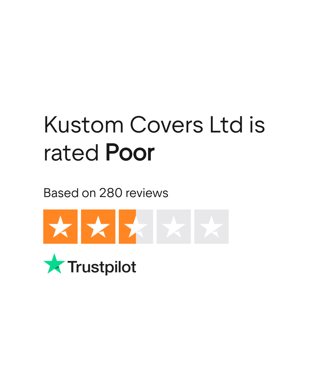 Kustom Covers Ltd Reviews | Read Customer Service Reviews of kustom ...