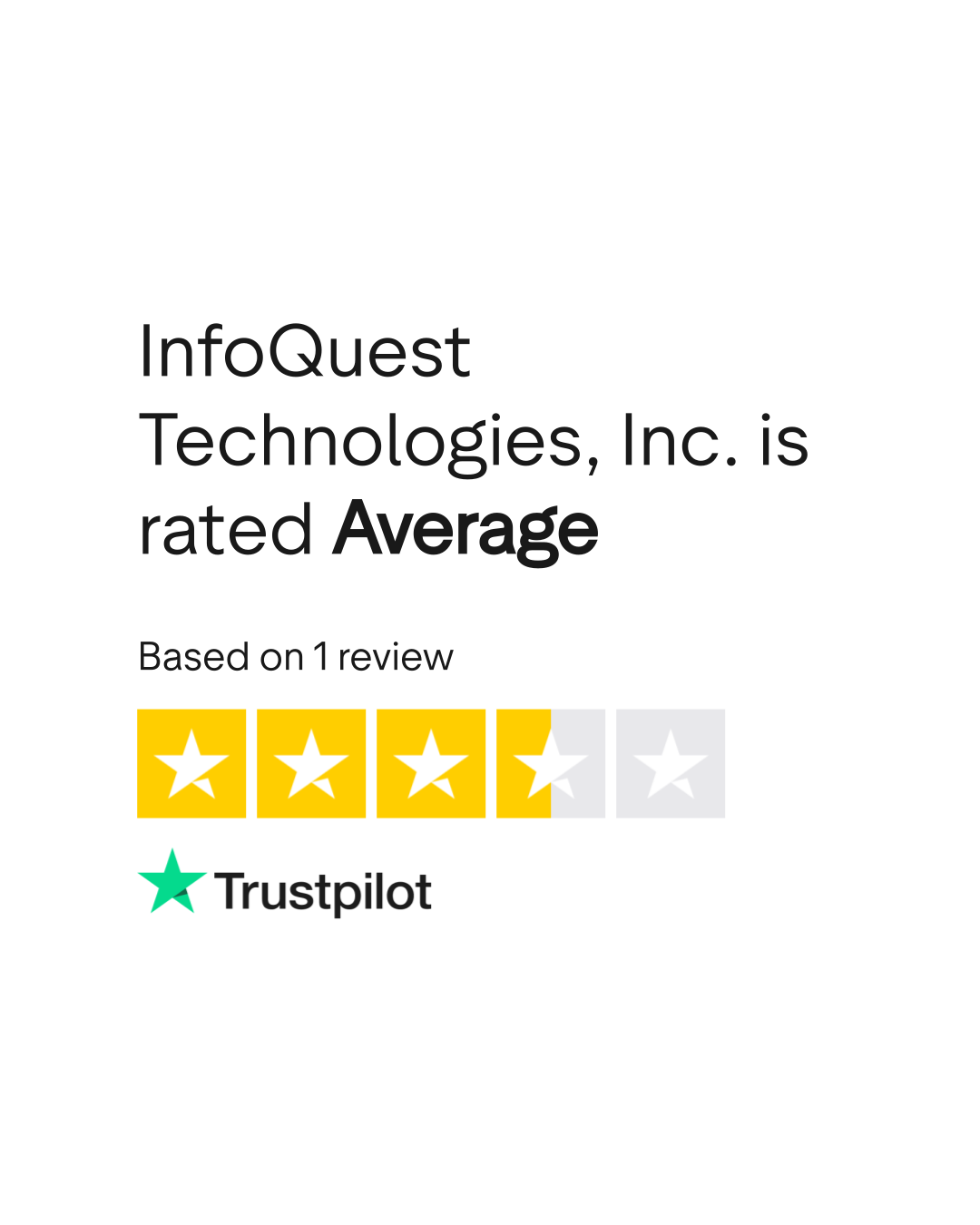 InfoQuest Technologies, Inc. Reviews | Read Customer Service Reviews of ...