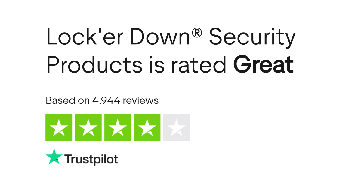 Lock'er Down® Security Products Reviews | Read Customer Service Reviews ...