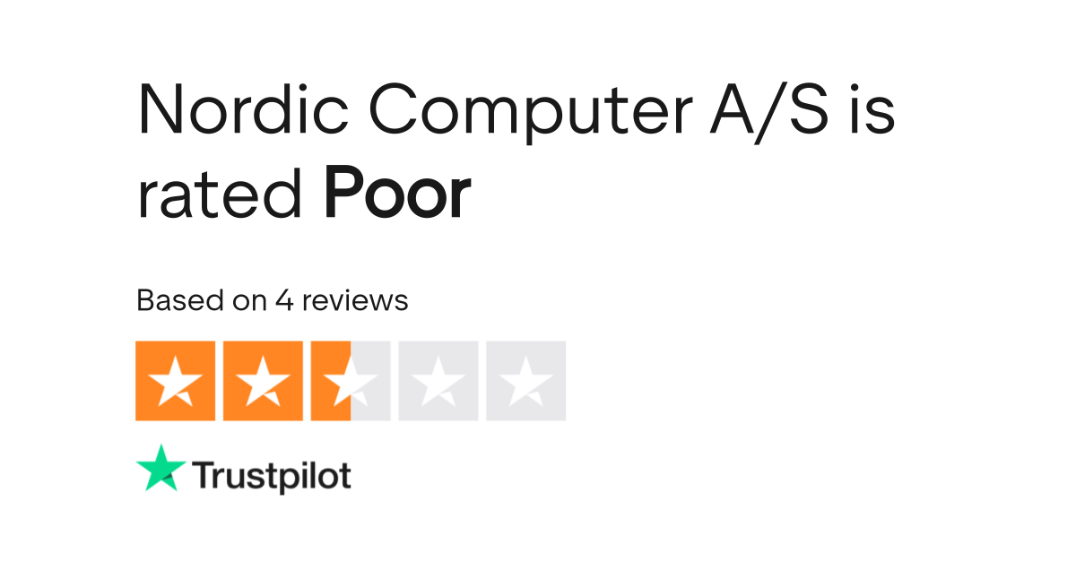 Nordic Computer A/S Reviews | Read Customer Service Reviews of ...