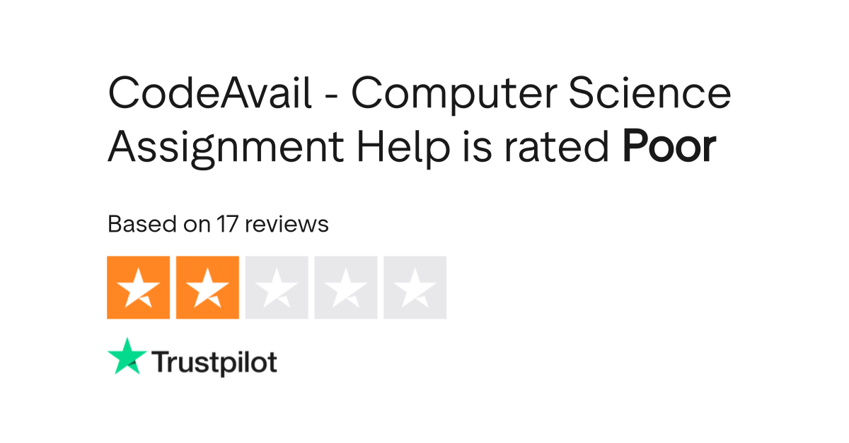 CodeAvail - Computer Science Assignment Help Reviews | Read Customer ...
