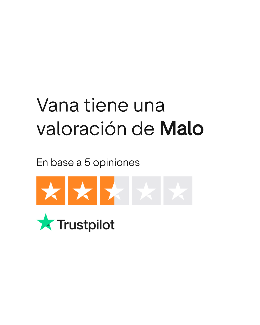 Opiniones sobre Vana | Lee las opiniones sobre el servicio de vana.gt