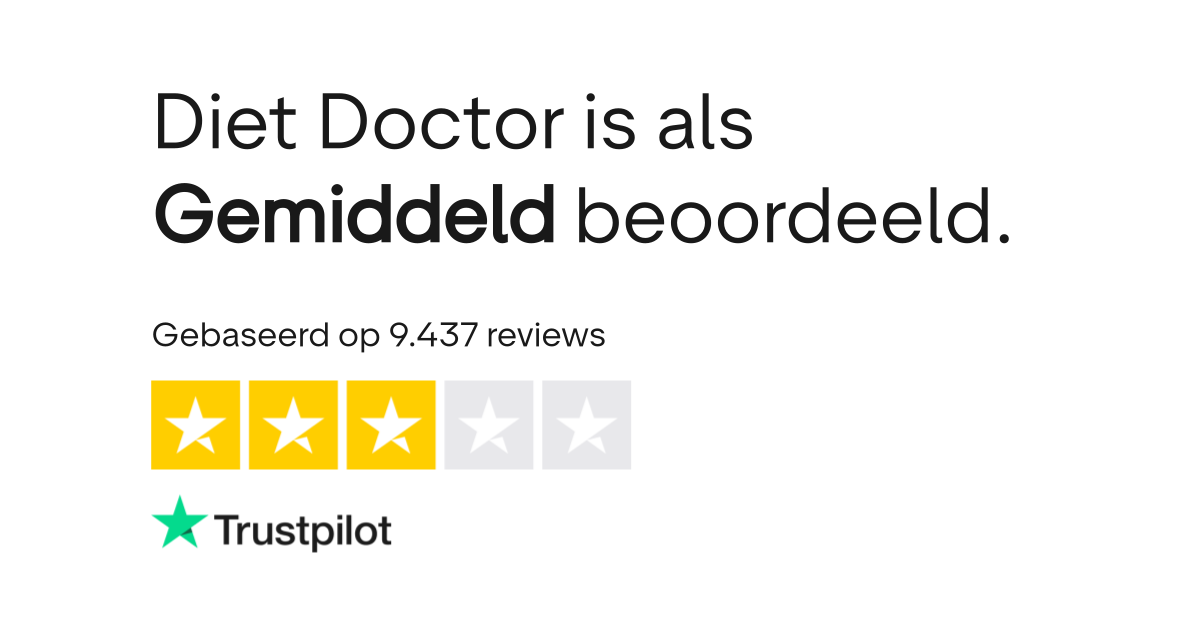 Diet Doctor reviews | Bekijk consumentenreviews over dietdoctor.com