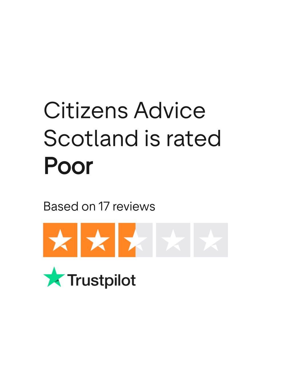 Citizens Advice Scotland Reviews | Read Customer Service Reviews of cas ...