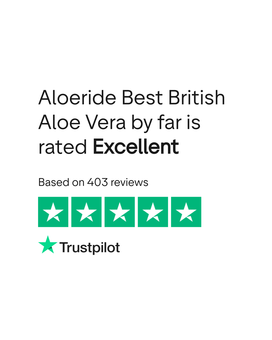 Aloeride Best British Aloe Vera by far Reviews | Read Customer Service ...