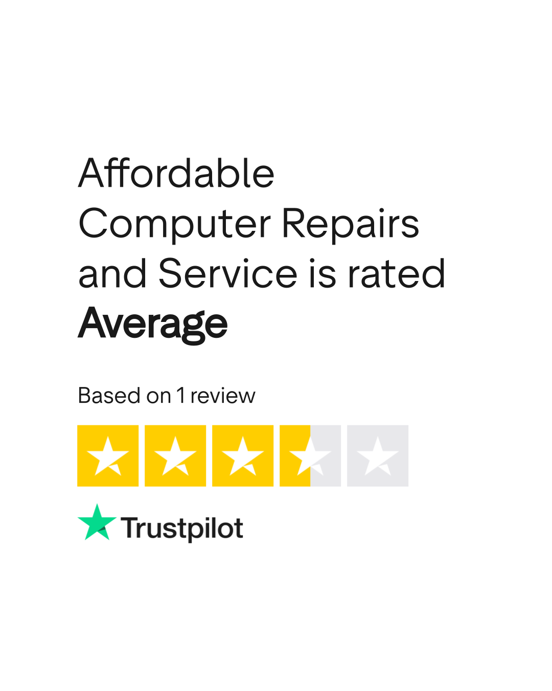 Affordable Computer Repairs and Service Reviews | Read Customer Service ...