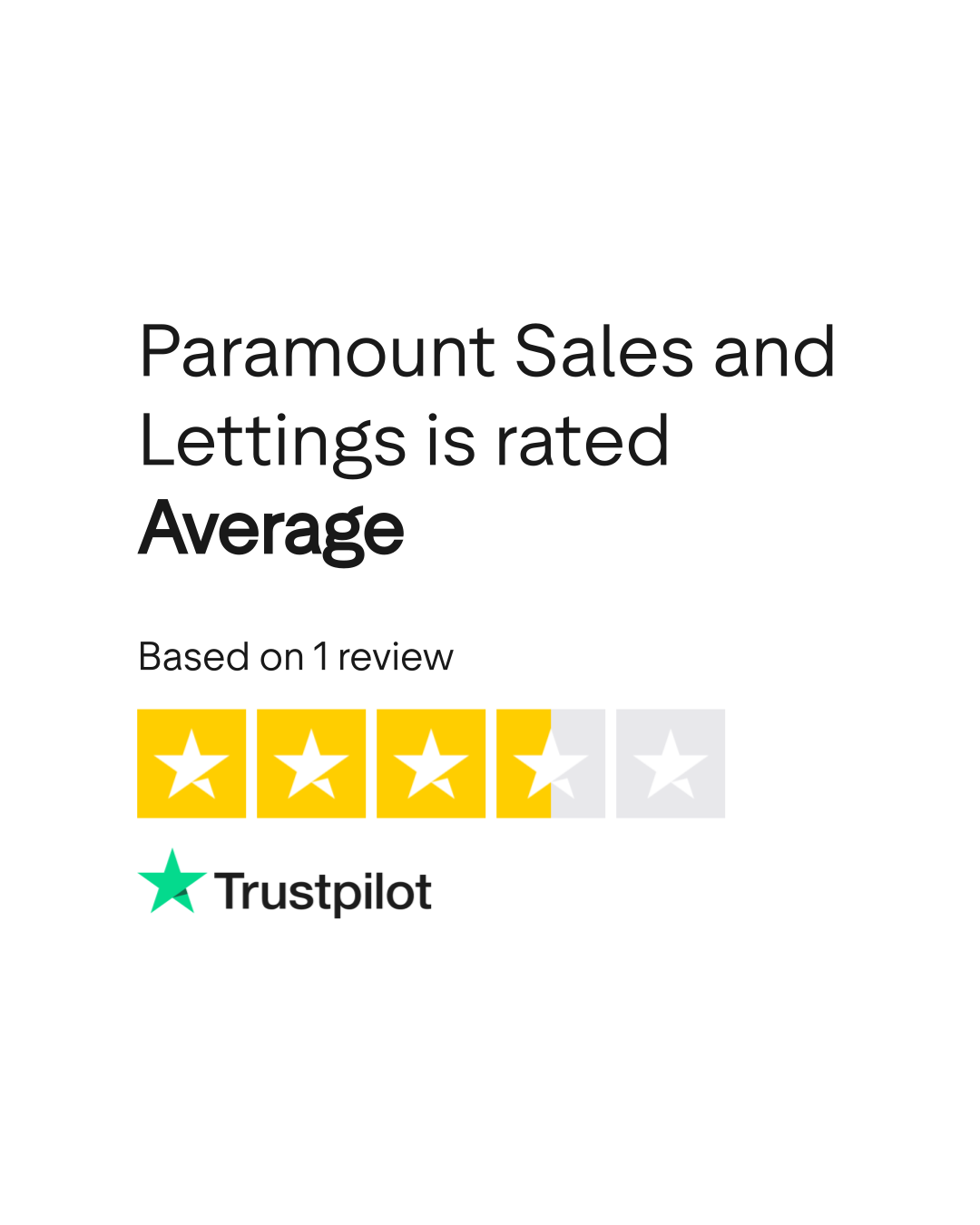 Paramount Sales and Lettings Reviews | Read Customer Service Reviews of ...