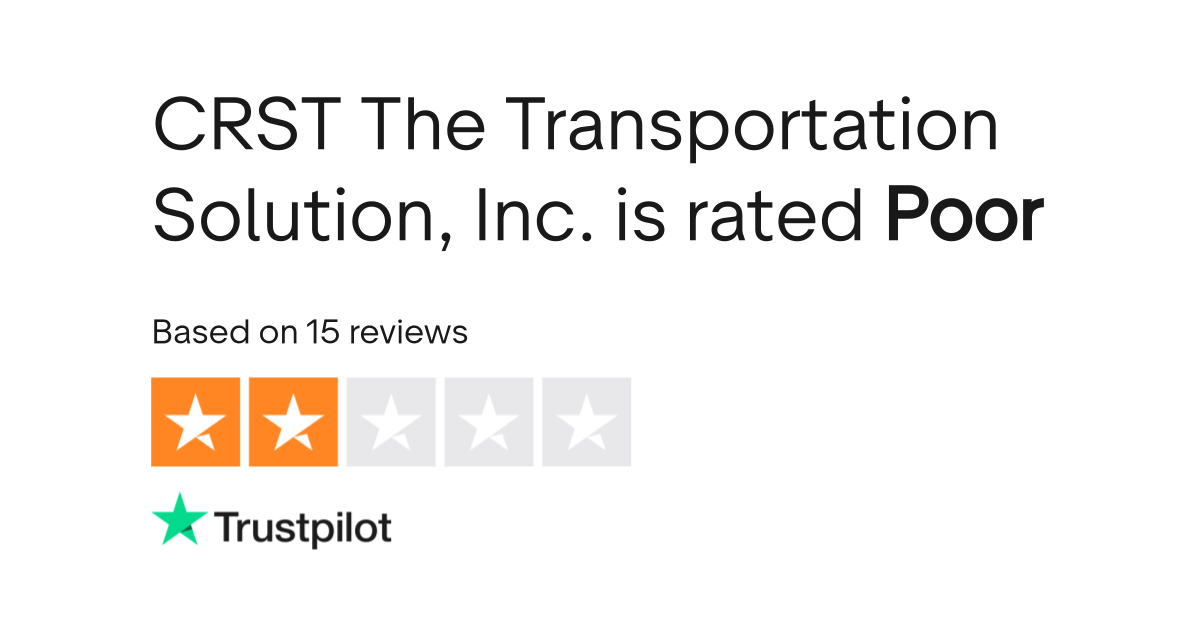CRST The Transportation Solution, Inc. Reviews | Read Customer Service Reviews of www.crst.com