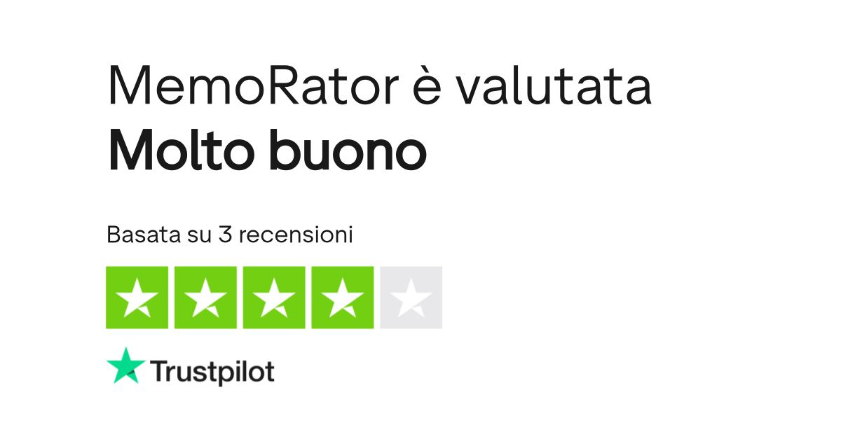 MemoRator | Leggi le recensioni dei servizi di memorator.it